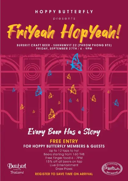 FriYeah! HopYeah! (Craft Beer Event) | The Beat Bangkok