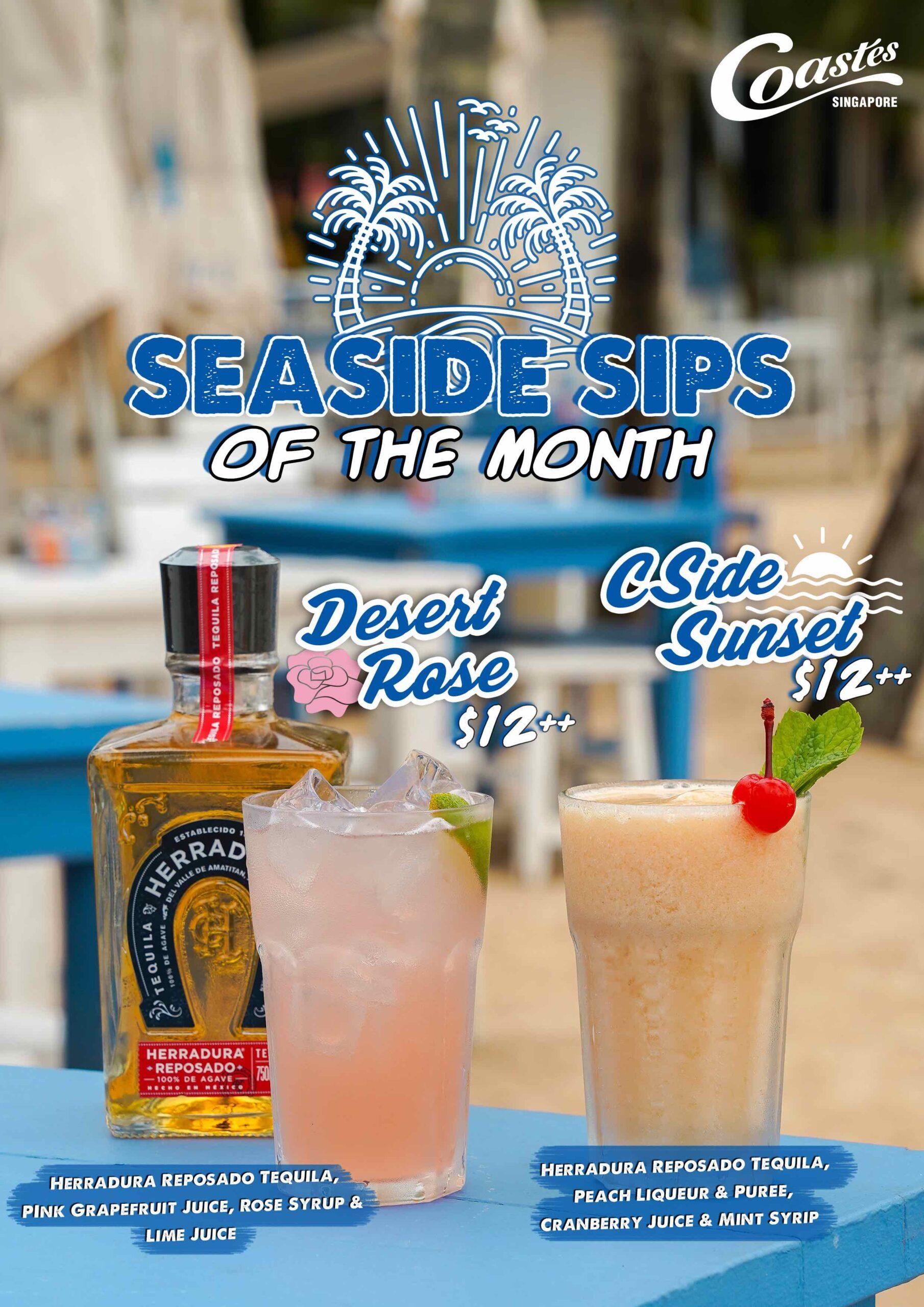 Coastes Seaside Sips of the Month | The Beat Singapore