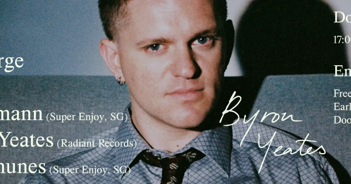 RASA Presents Byron Yeates (Radiant… | The Beat Singapore