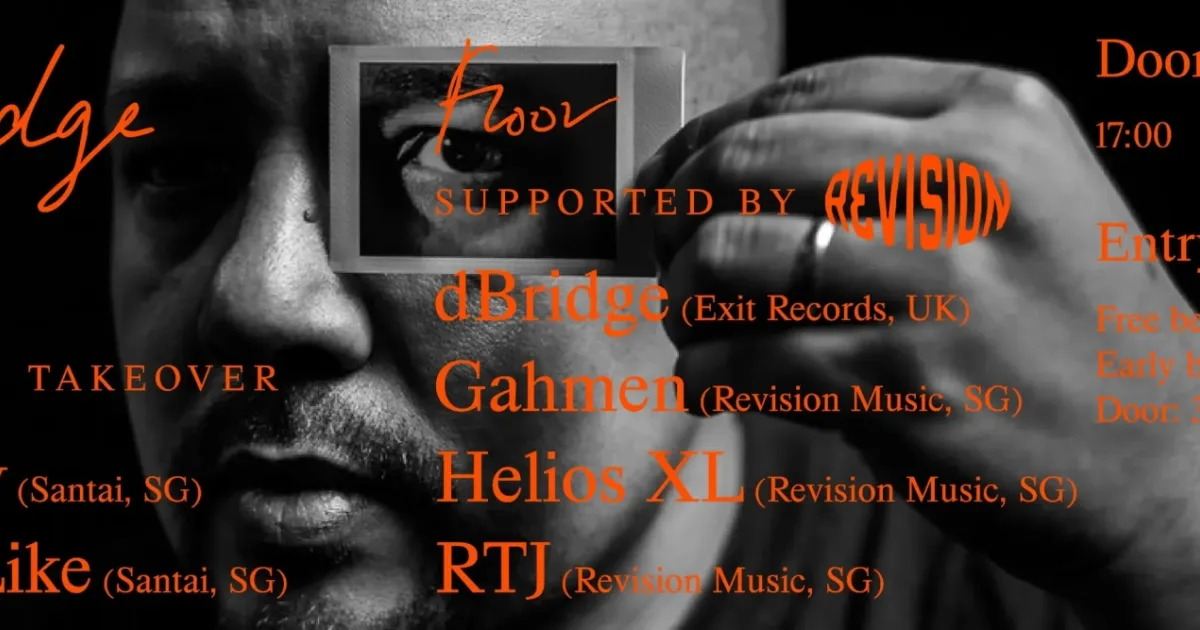 RASA invites dBridge (Exit Records, UK) | The Beat Singapore