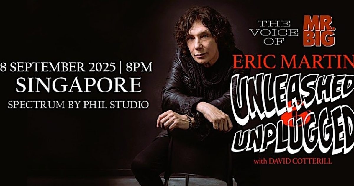 The Voice of Mr. Big, Eric Martin in… | The Beat Singapore