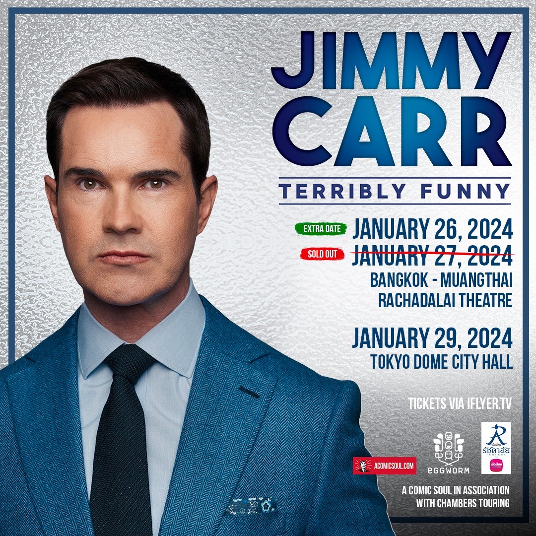 Jimmy Carr 'Terribly Funny' | The Beat Bangkok