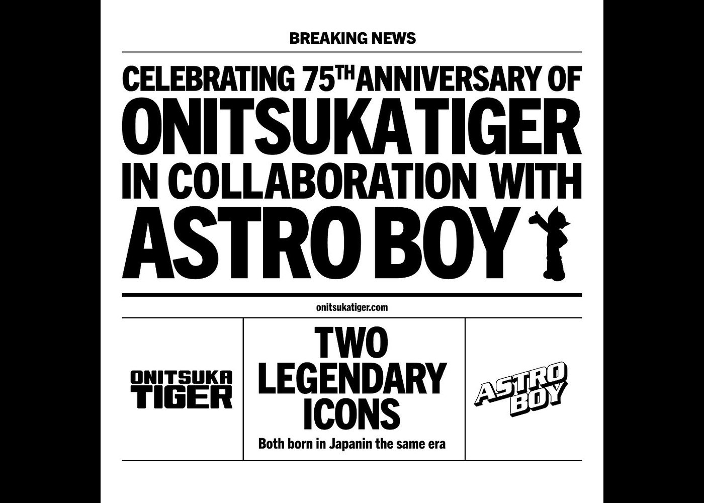 Onitsuka Tiger Collabs With Astro Boy for 75th Anniversary