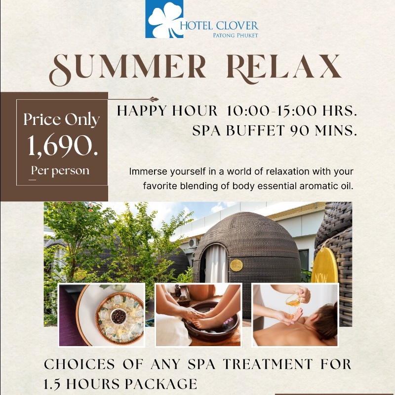 Summer Relax Spa Buffet at Hotel Clover… | The Beat Bangkok