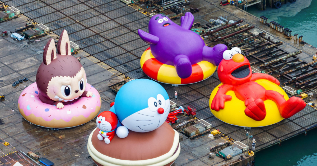 See a Giant LABUBU at the World’s First Water Parade in HK