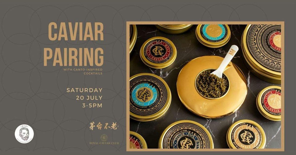 Join DIO Café Bar’s Caviar Tasting and Pairing on July 20