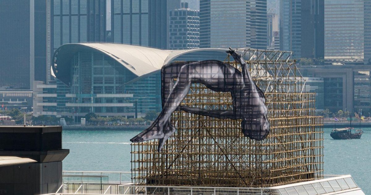 French Artist JR Unveils 12m Installation at HK Harbour City