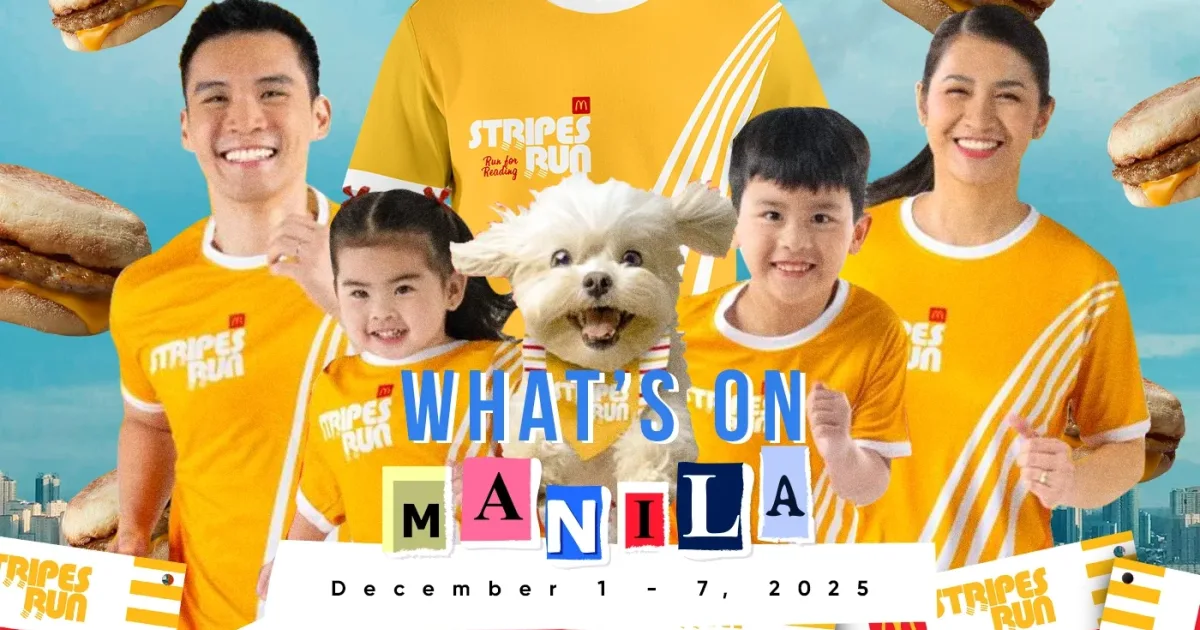 McDonald's Stripes Run & More in Manila on Dec. 1-7, 2025