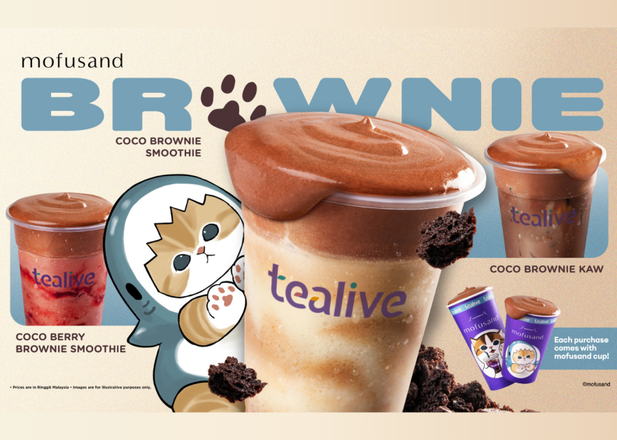Tealive Teams Up with Mofusand for a Cute Chocolate-y Collab