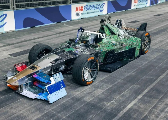 Meet Lazerian’s Recover-E: A Racecar Made Out of E-waste