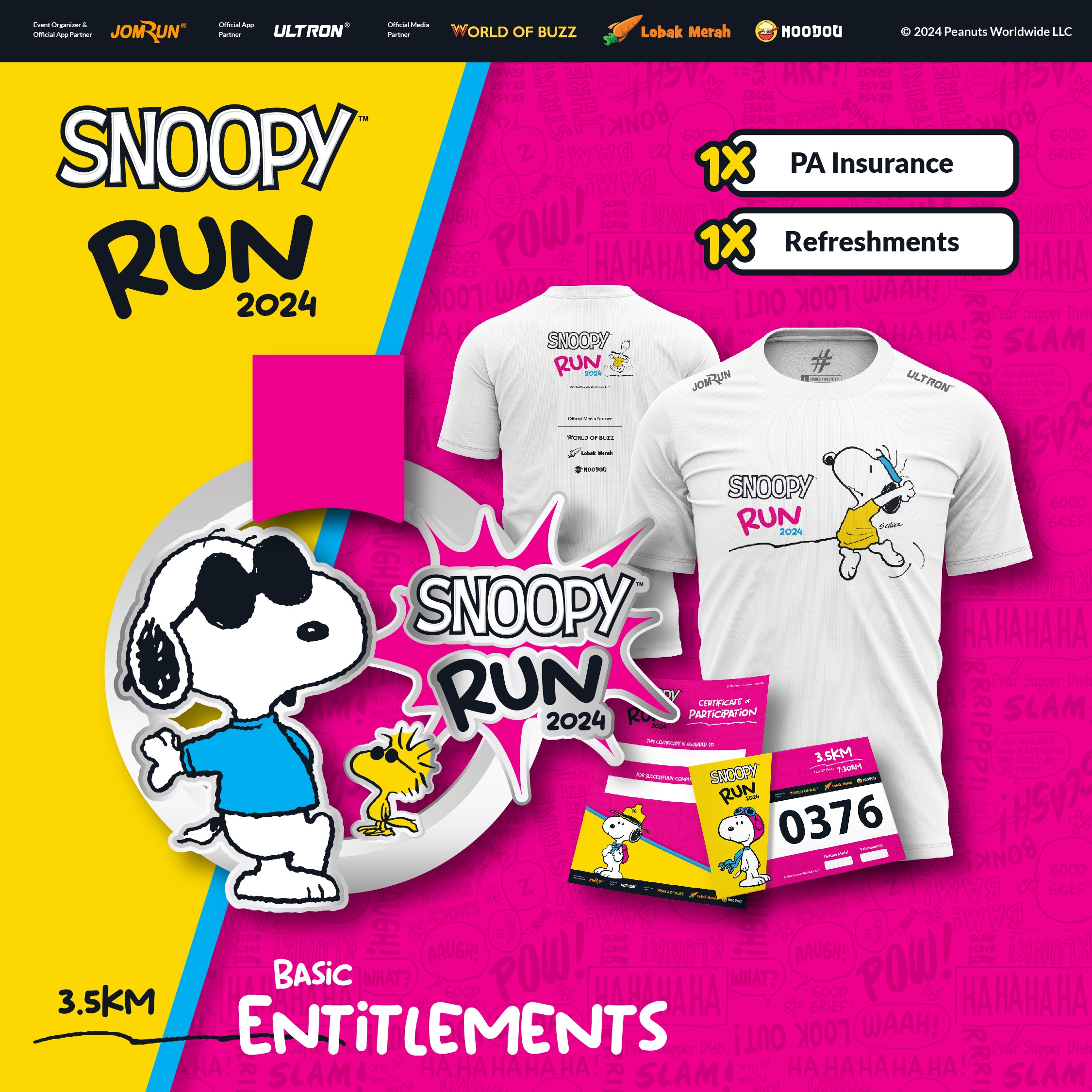 Get Official Snoopy Merch When You Join This Fun Run