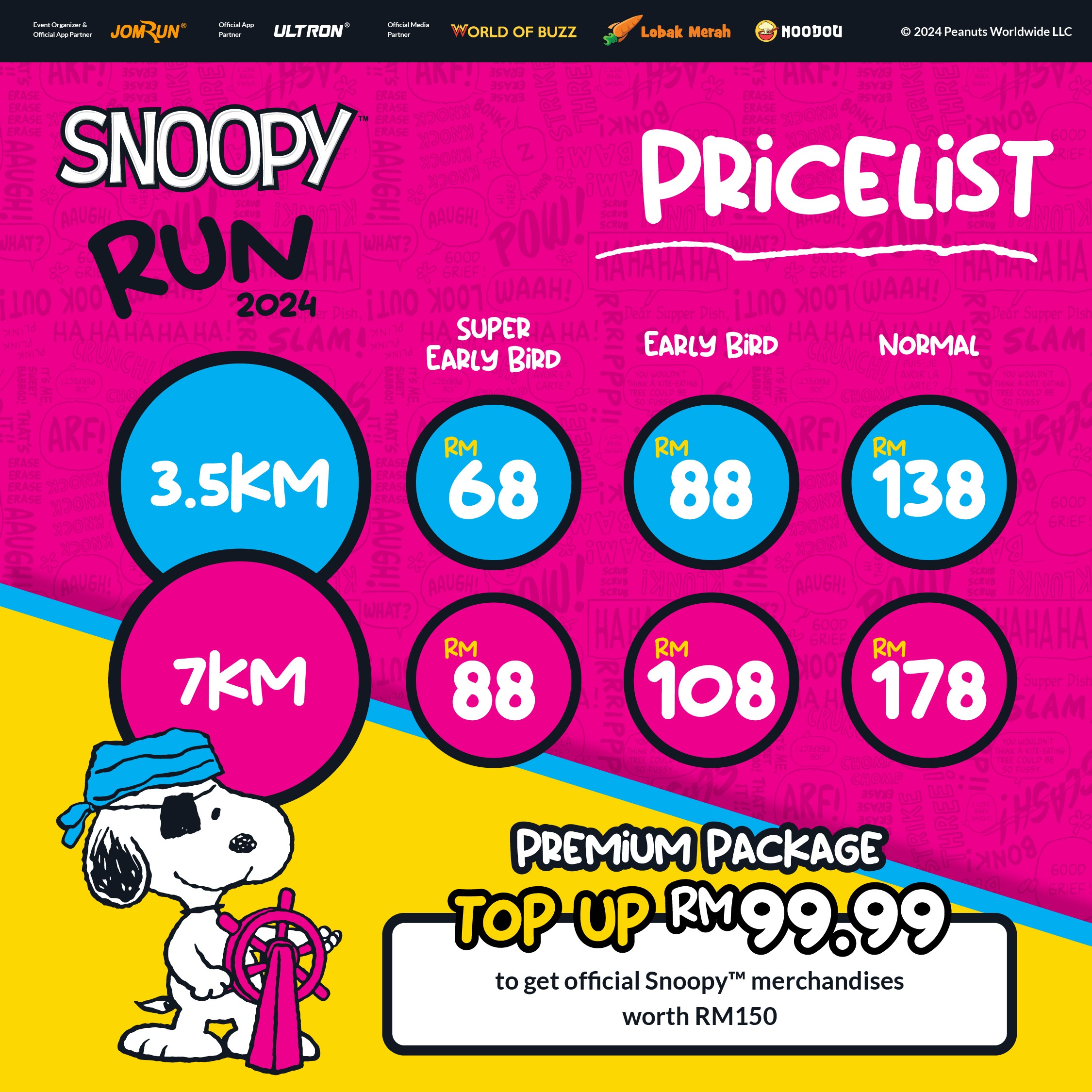 Get Official Snoopy Merch When You Join This Fun Run