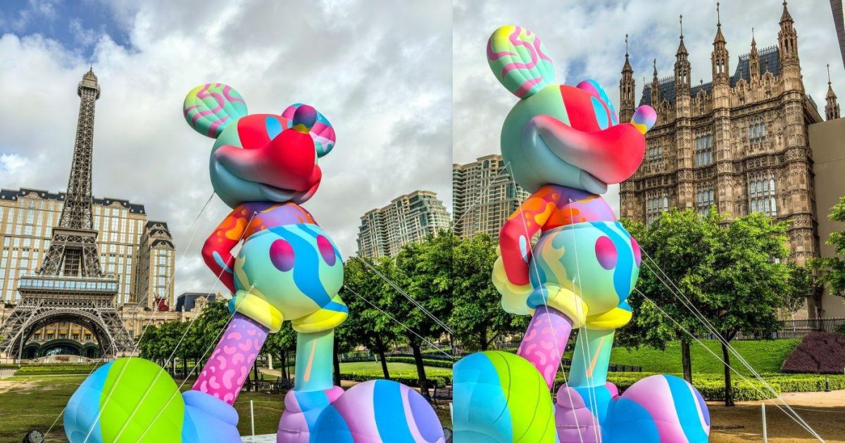 See Giant Mickey Mouse Artworks in Macau Until Oct. 15
