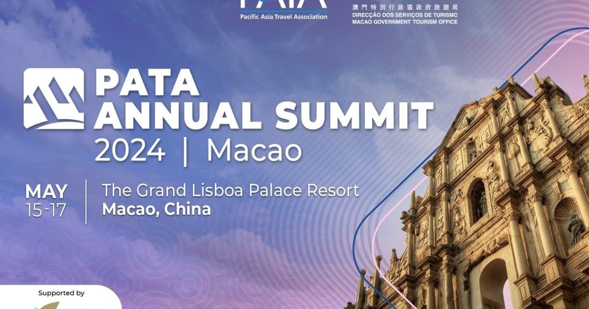 PATA Annual Summit Is Heading to Macau on May 2024