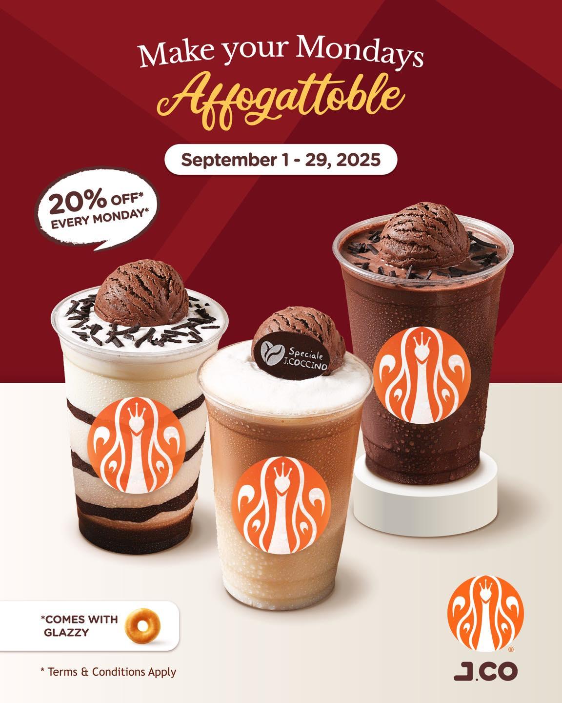 J.CO Donuts & Coffee: 20% OFF on Affogato… | The Beat Manila