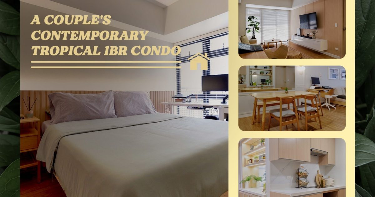 Peek Inside a Couple’s Tropical One-Bedroom Condo Home