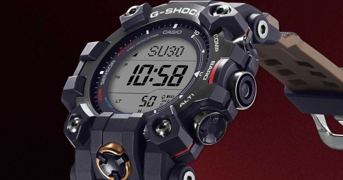 G-Shock Unveils Collab 'Mudman' Watch With Toyota TLC