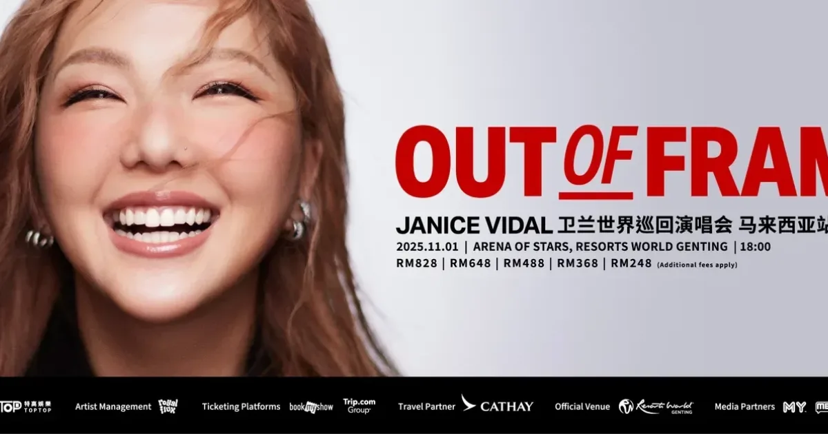 Janice Vidal OUT OF FRAME World Tour in Malaysia