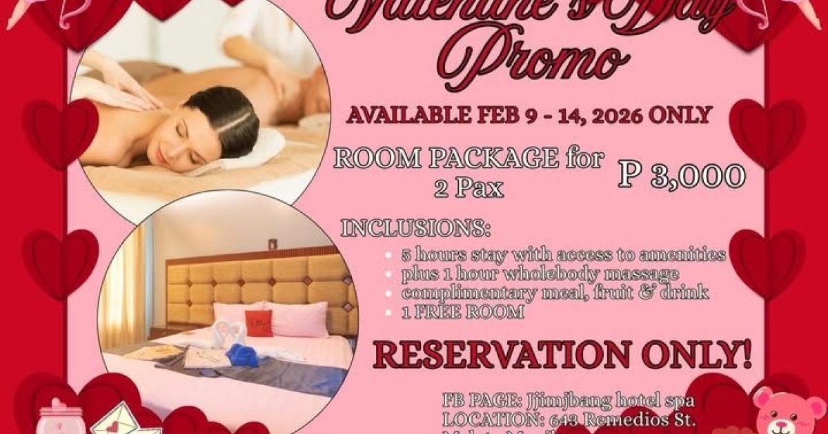 Jjimjbang Hotel Spa Valentine's Day Promo | The Beat Manila