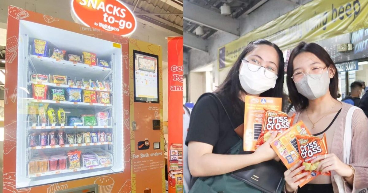 LRT-1 Installs Snacks To-go Vending Machines for Commuters