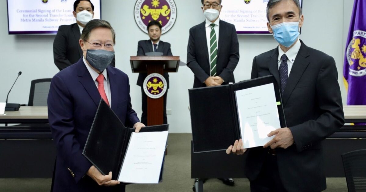 PH, Japan Sign P112-B Loan Deal for Metro Manila Subway