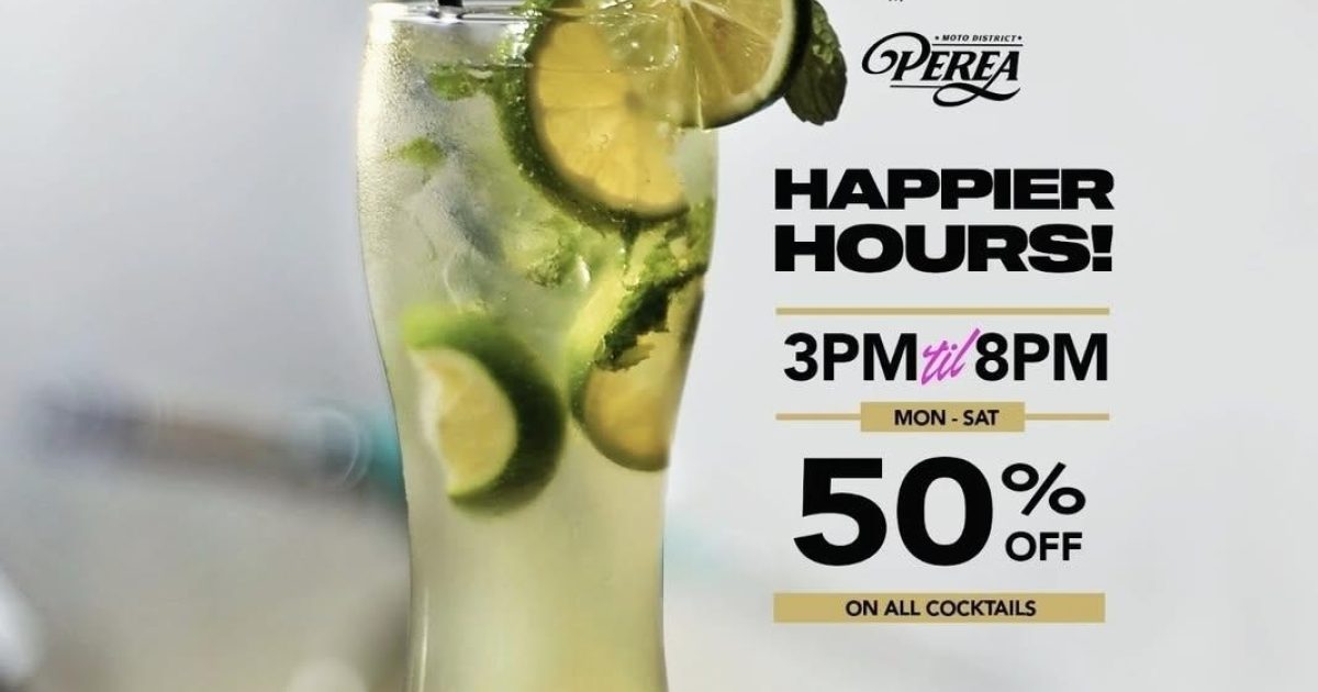 Perea Moto District Happier Hours | The Beat Manila