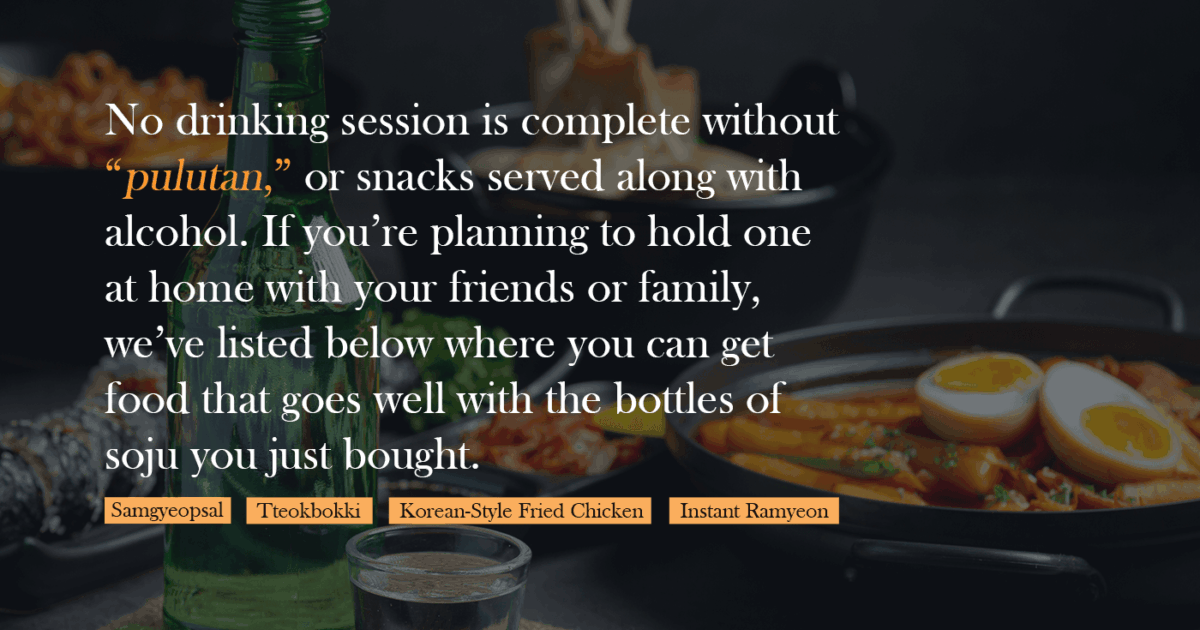 Try These Perfect 'Pulutan' To Partner With Soju