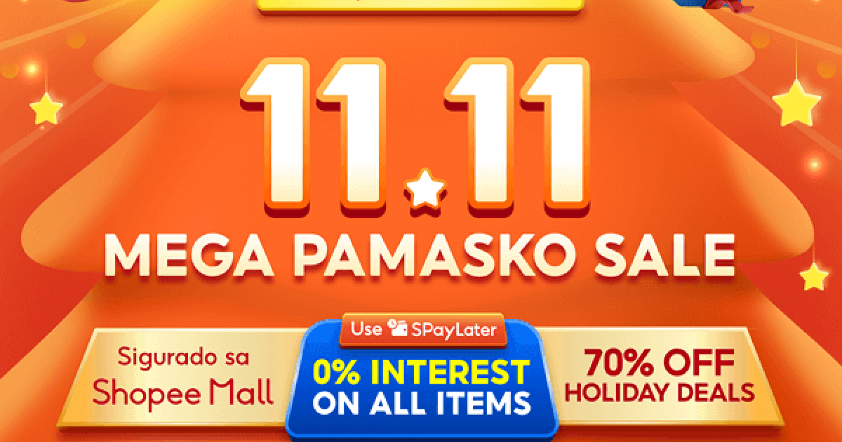 Shopee 11.11 Mega Pamasko Sale | The Beat Manila