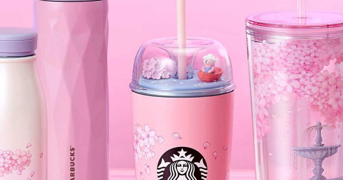 Starbucks’ New Collection Is Inspired by Cherry Blossoms