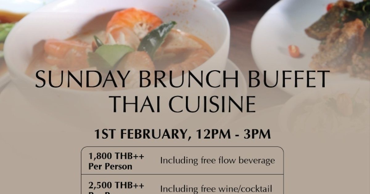 Sunday Brunch Thai Buffet | The Beat Bangkok