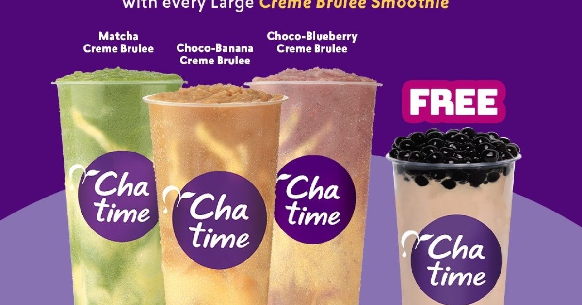 Chatime Philippines - FREE PEARL MILK TEA | The Beat Manila