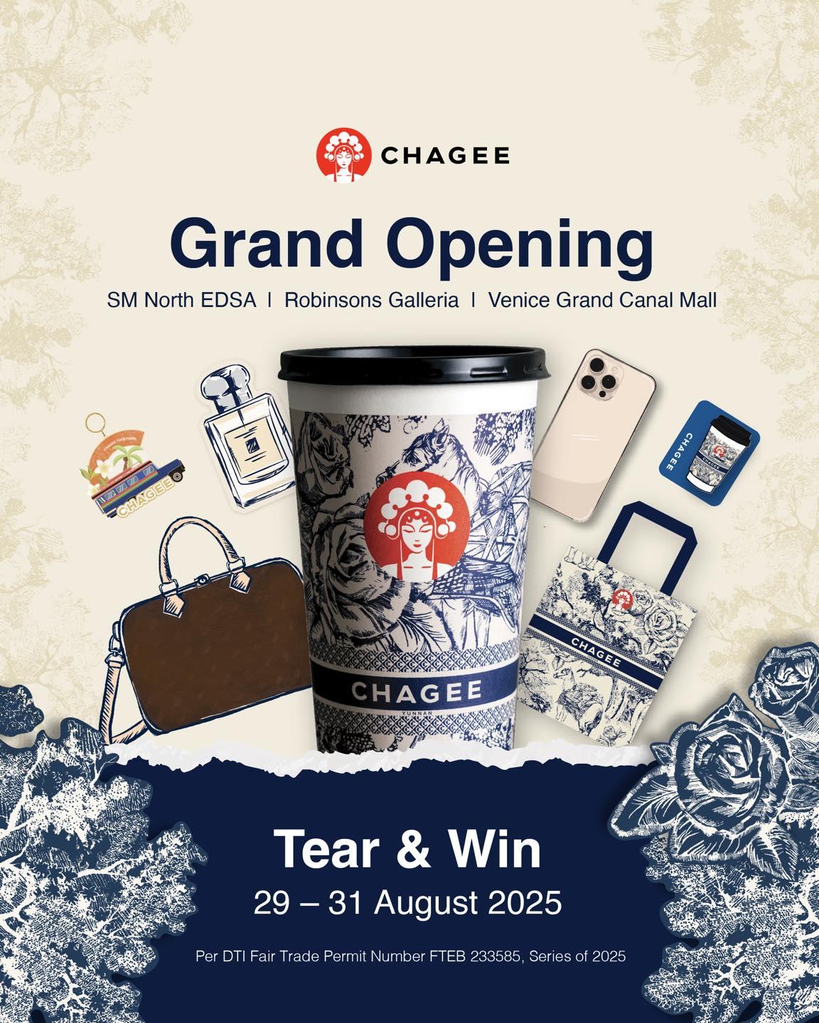 CHAGEE Philippines Grand Opening Promo | The Beat Manila