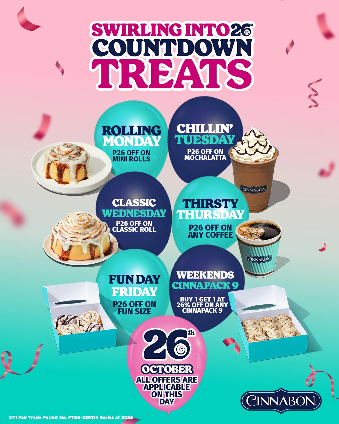 Cinnabon Philippines: Swirling Into 26… | The Beat Manila