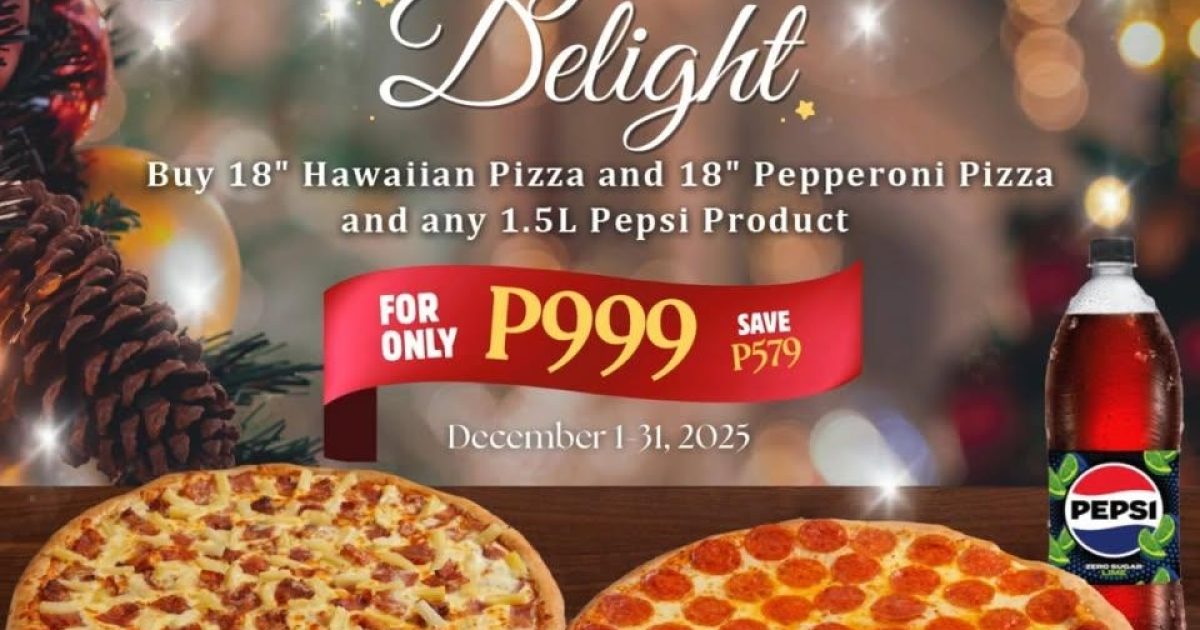 S&R New York Style Pizza - Holiday Double… | The Beat Manila