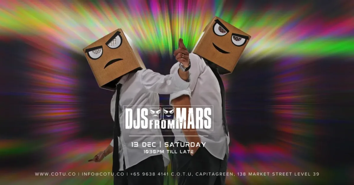 DJs From Mars at Dashi Go Go | The Beat Singapore