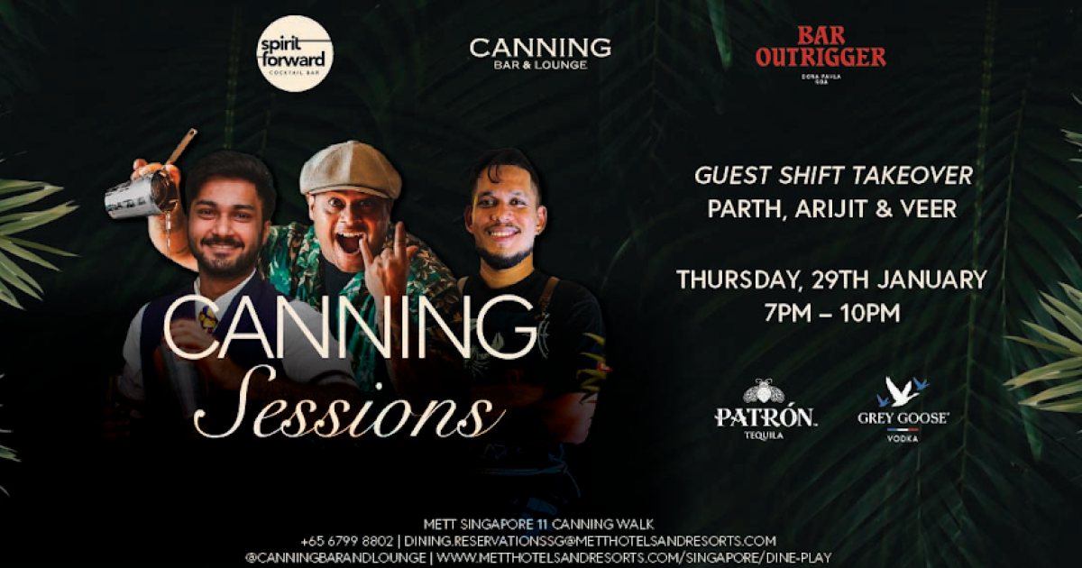 Canning Sessions: Bar Spirit Forward x… | The Beat Singapore