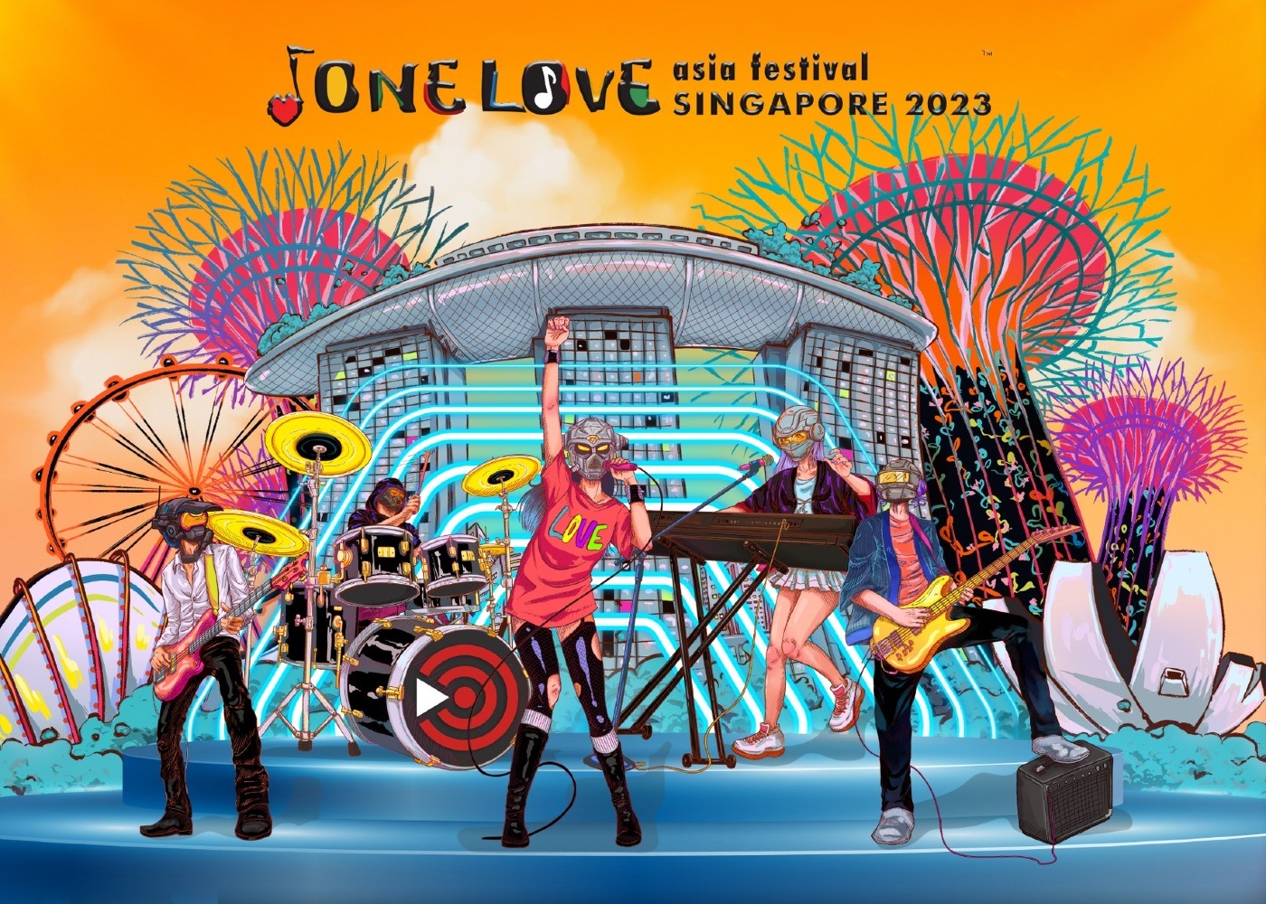 One Love Asia Festival 2023 to Hold 2-Day Show in Singapore