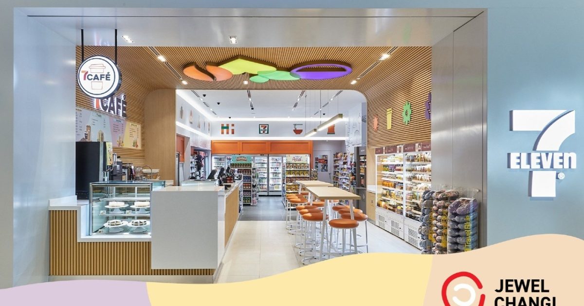 7-Eleven S'pore's First In-Store Café Is Now Open at Changi
