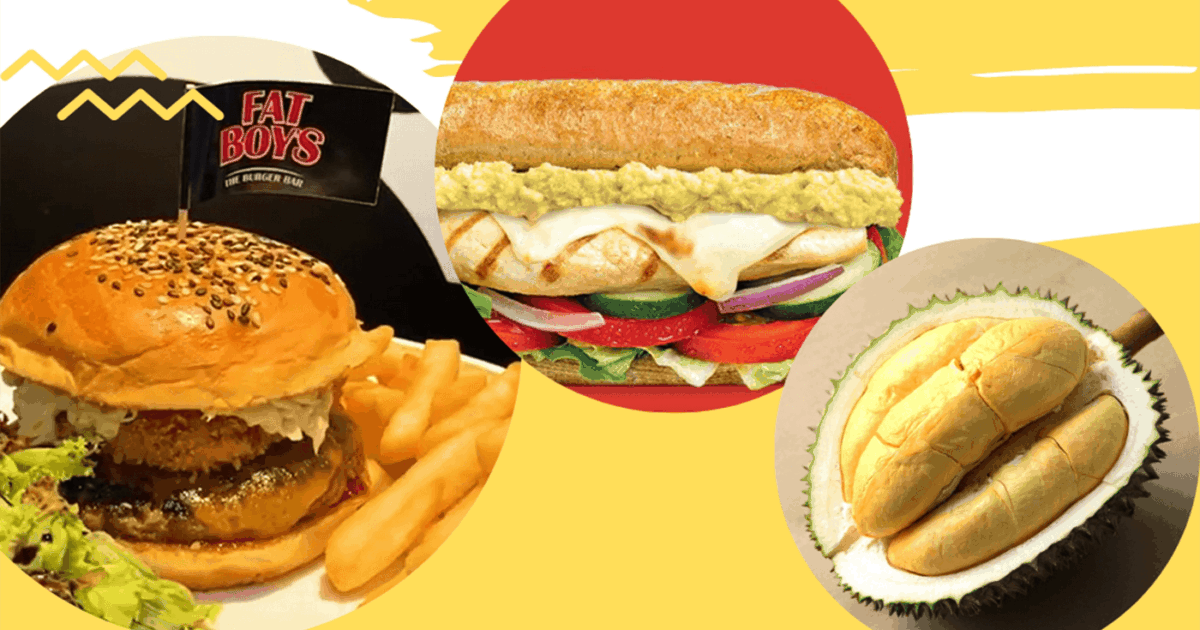Durian Burger Exists and Here’s Where to Order in Singapore
