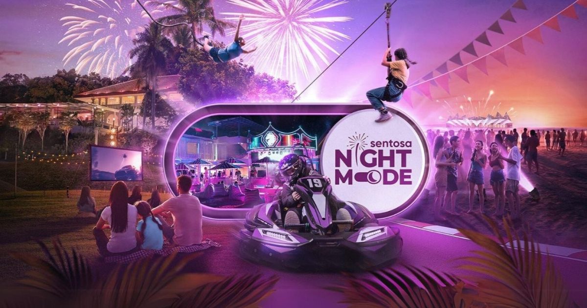 Explore After-Dark Activities at the 'Sentosa Night Mode'