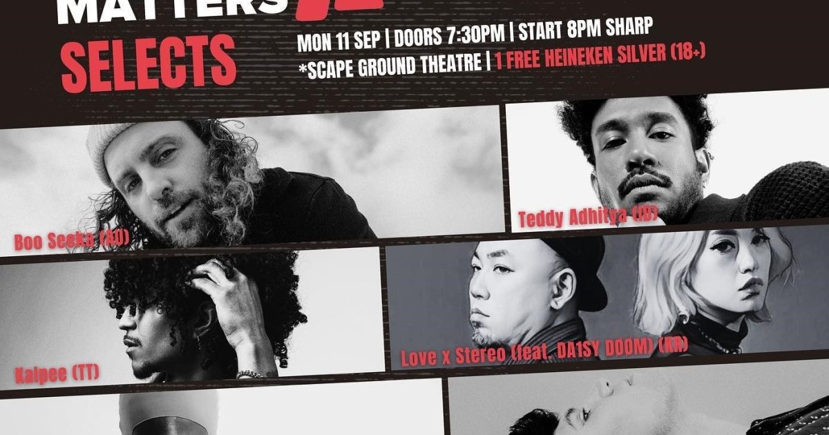 Meet 35 Emerging Artists in SG's Music Matters Live 2023