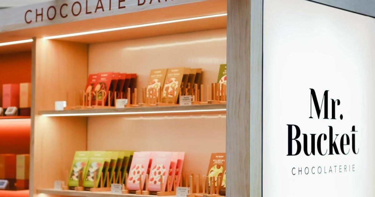 Mr. Bucket Chocolaterie Opens Pop-up at Changi Airport T3