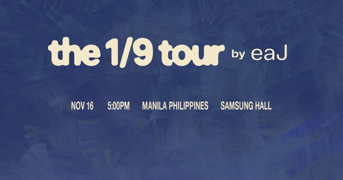 The 1/9 Tour By Eaj In Manila | The Beat Manila