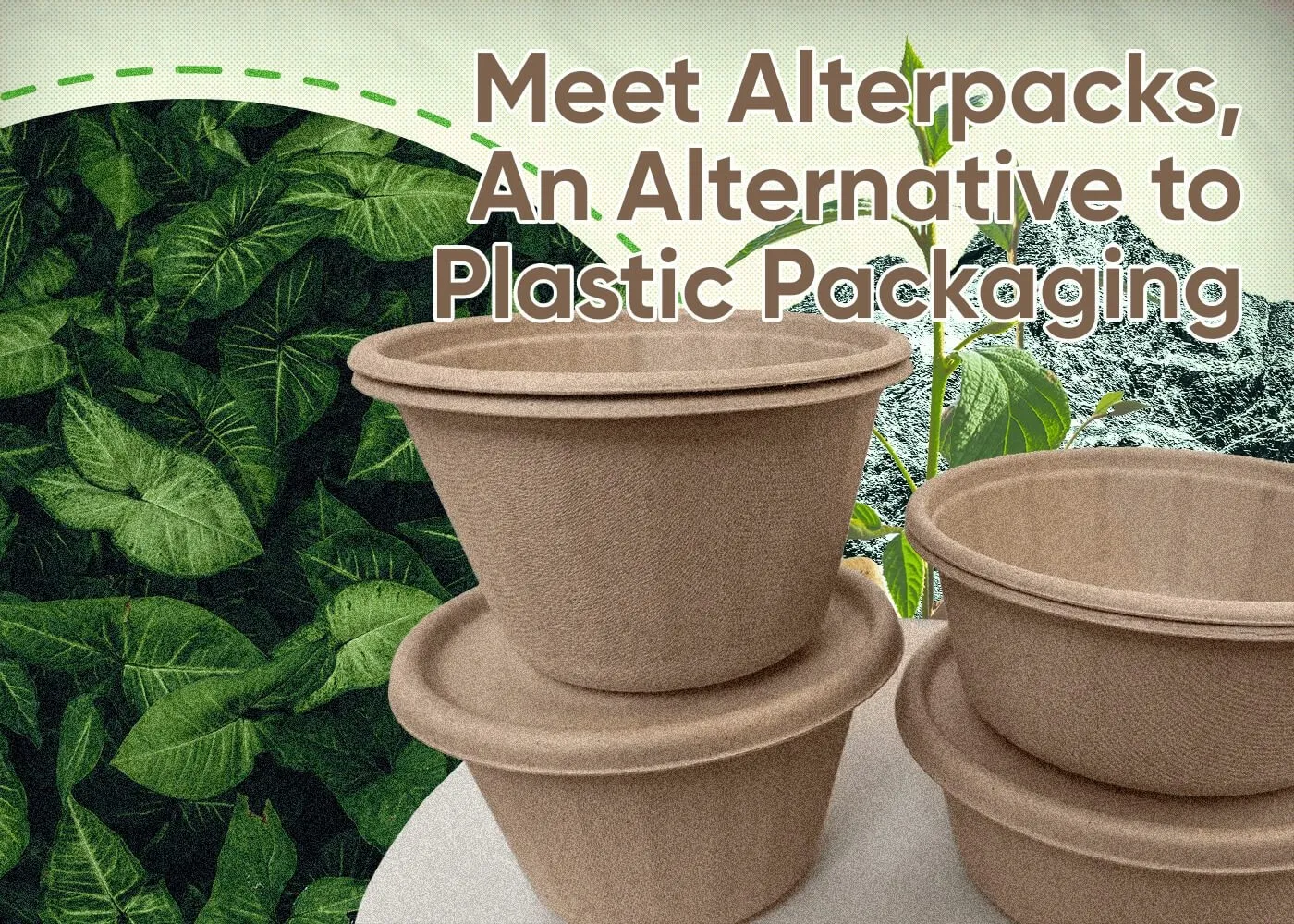 Alterpacks, the Green Alternative to Plastic Made of Grains