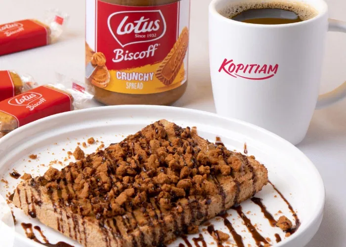 Order a Biscoff Toast Set Until Oct. 31 at Kopitiam