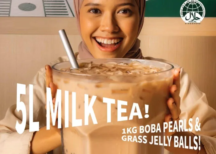 Wong Fu Fu Offers 5-Litre Bubble Tea for a Limited Time Only